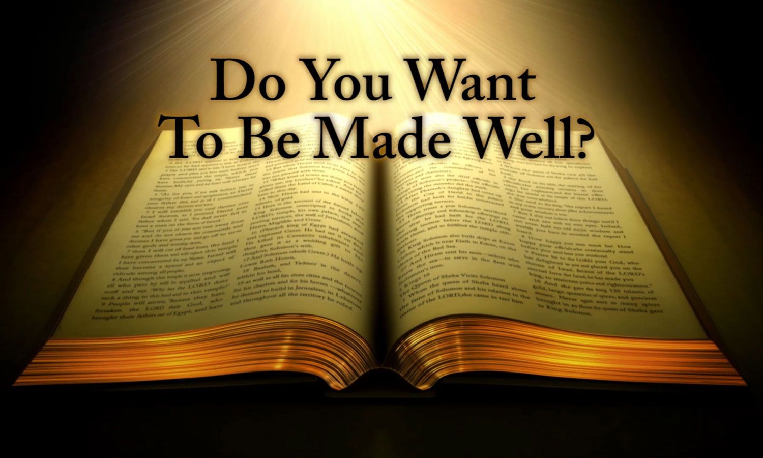 Do You Wanna Be Made Well - Nutmeg TV